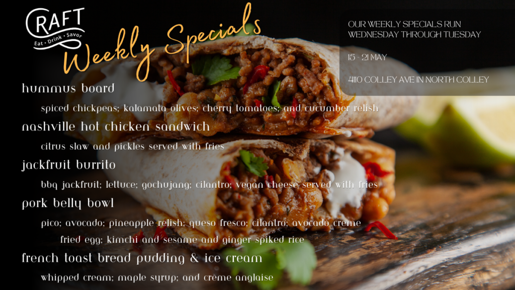 Craft Dining & Craft Cocktails - Craft On Colley